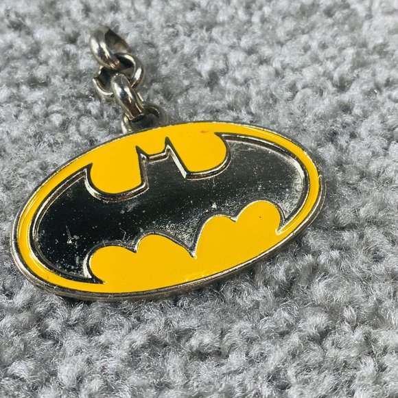 Jewelry | Batman Pendant Medal Medallion 1999 Dc Comics Yellow Enamel ...